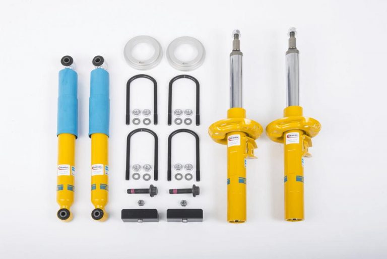 Lift kit for Caddy with front-wheel drive and front wheel dampers with ...